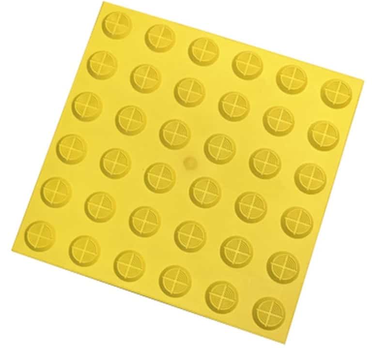 Tactile Indicators Peel & Stick Poly Tactile pads | TGSI's poly studs